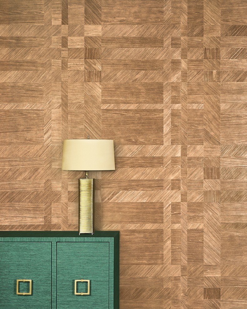 Phillip Jeffries Parquetry Plaid Wallcoverings