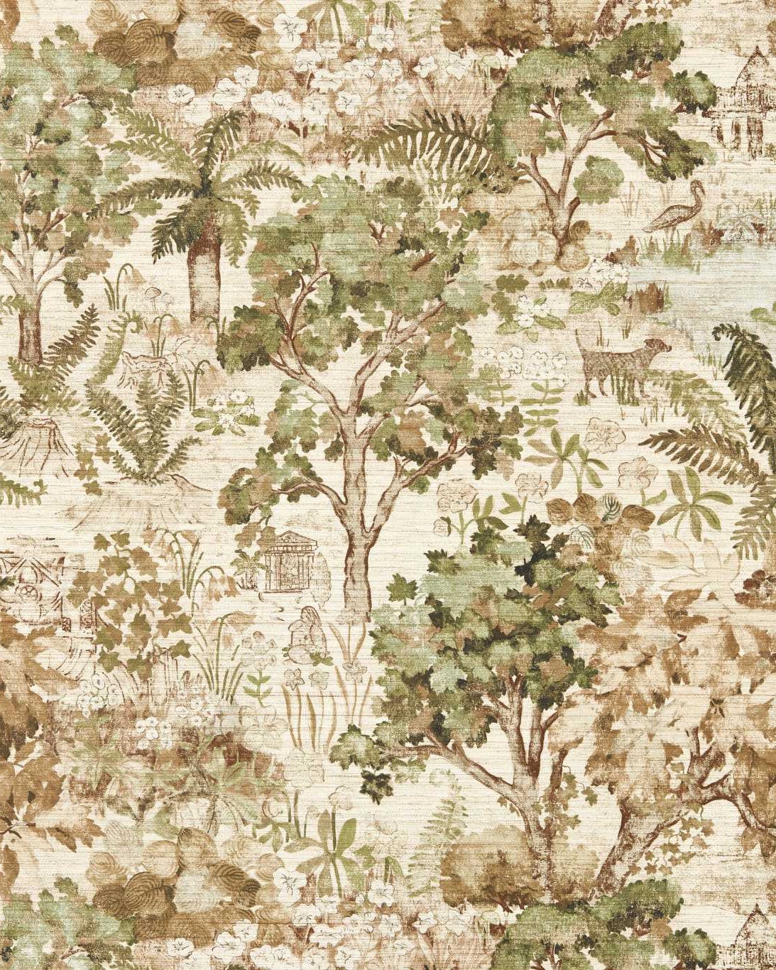 Sanderson The Stumpery Wallpaper 217490